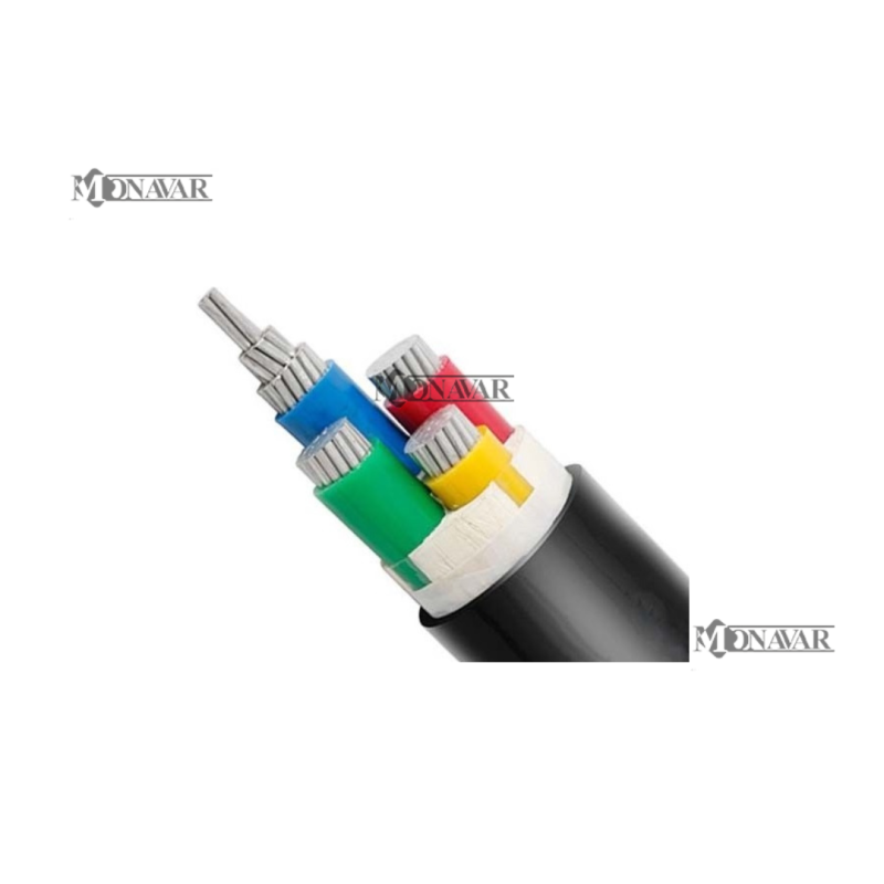 کابل آلومینیومی NA2XY 3*120+70 باختران - کالای روشنایی منور